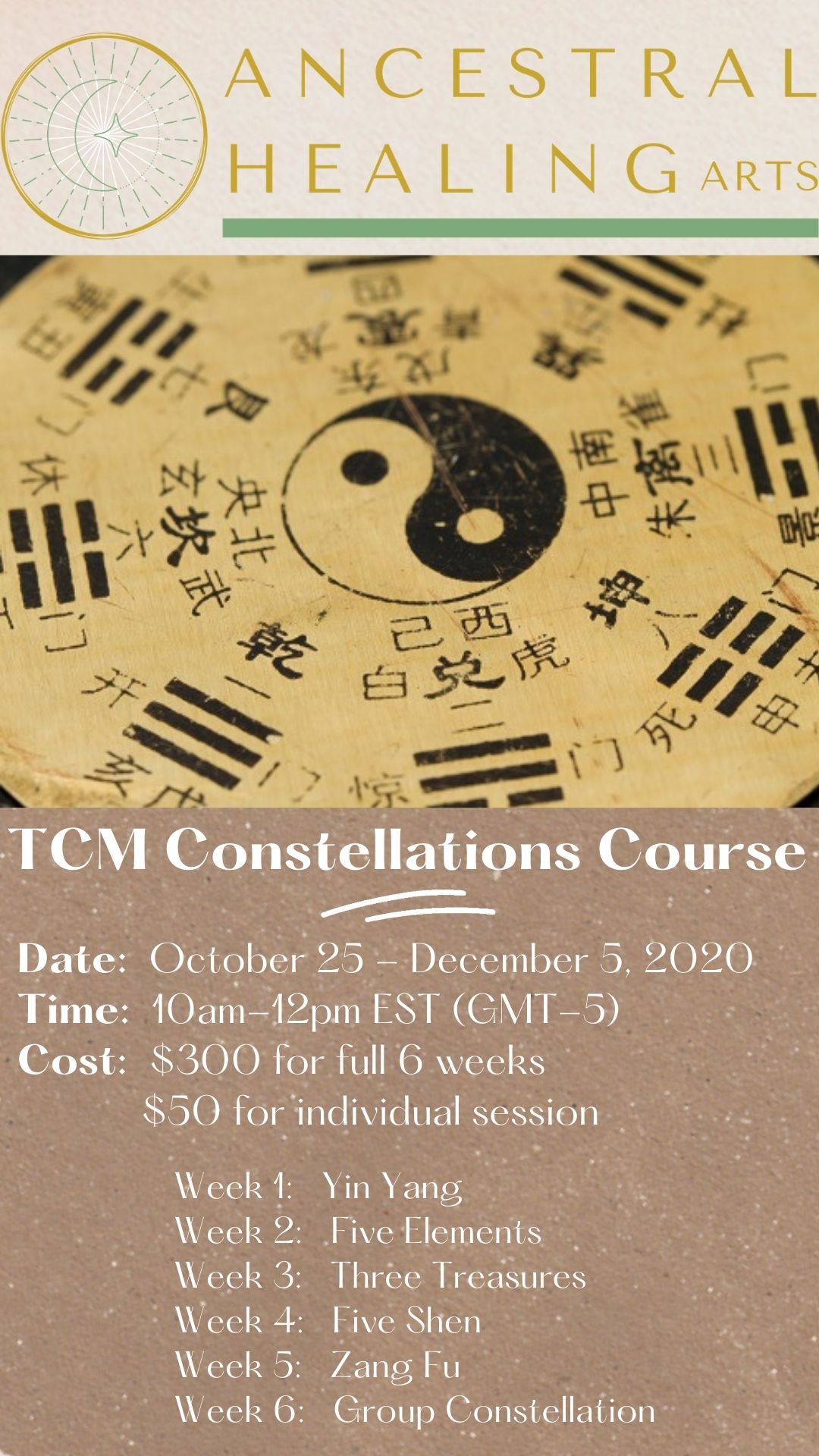 Traditional Chinese Medicine Constellations Course | Ancestral Healing Arts